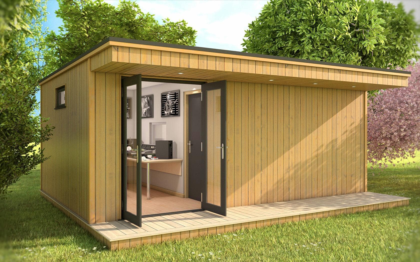 Garden Studios: Soundproof Garden Rooms for Music (and Peace) from OECO